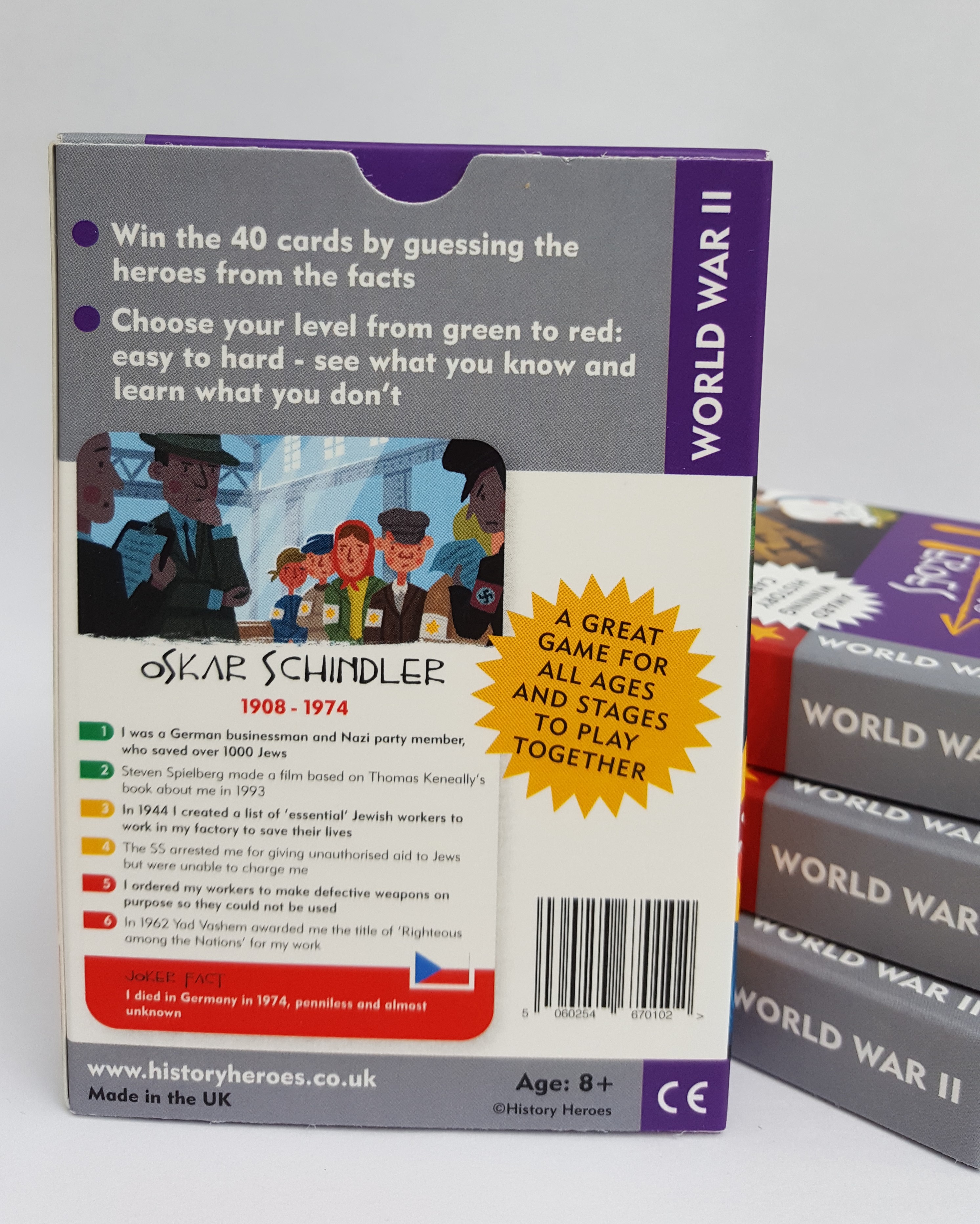 Educational Card Games - World War 2 | History Heroes