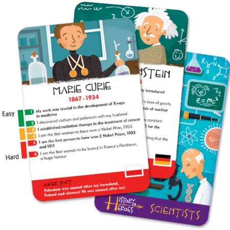 Twin Pack: INVENTORS + SCIENTISTS card games - History Heroes
