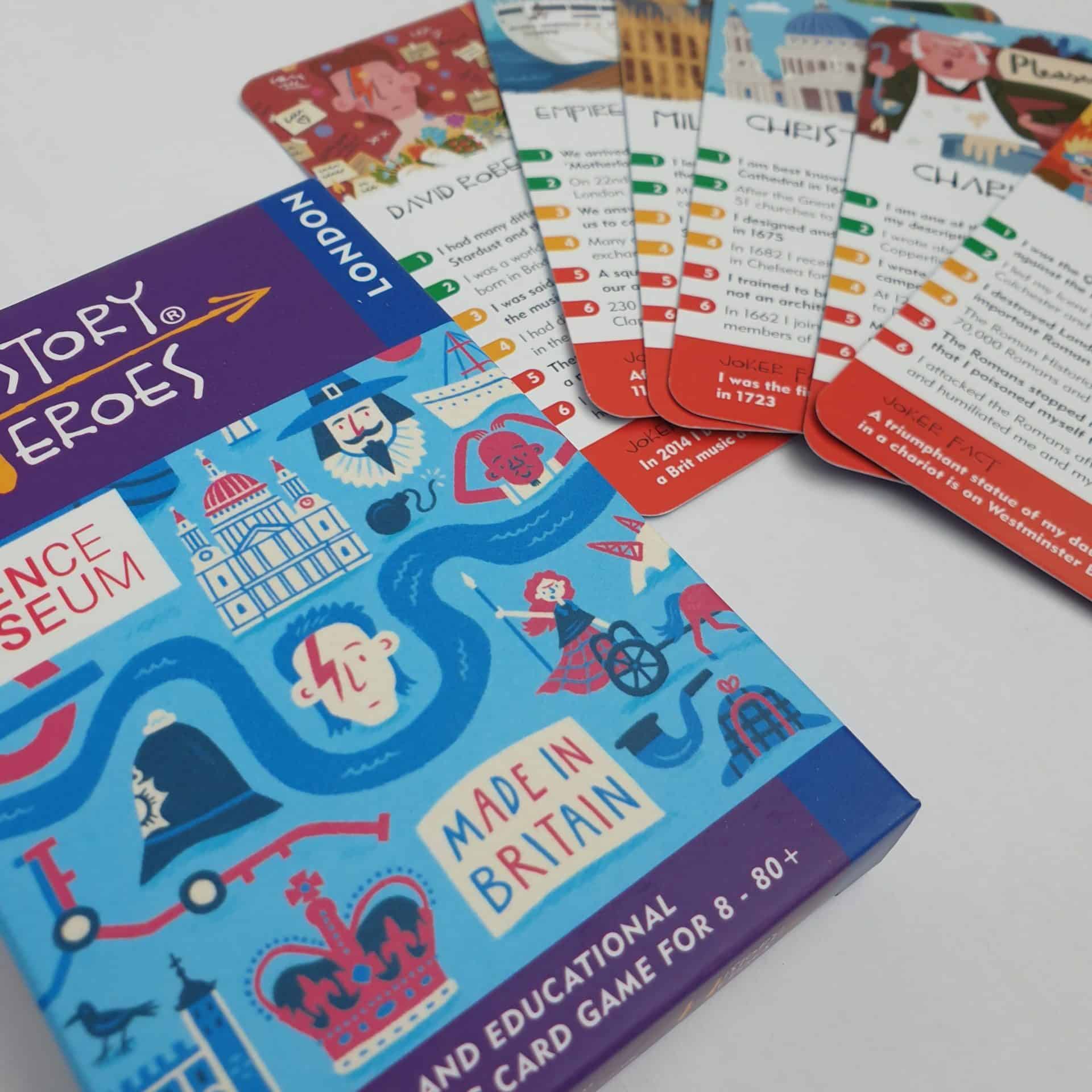 History Heroes: LONDON - Play the History Quick Card Game