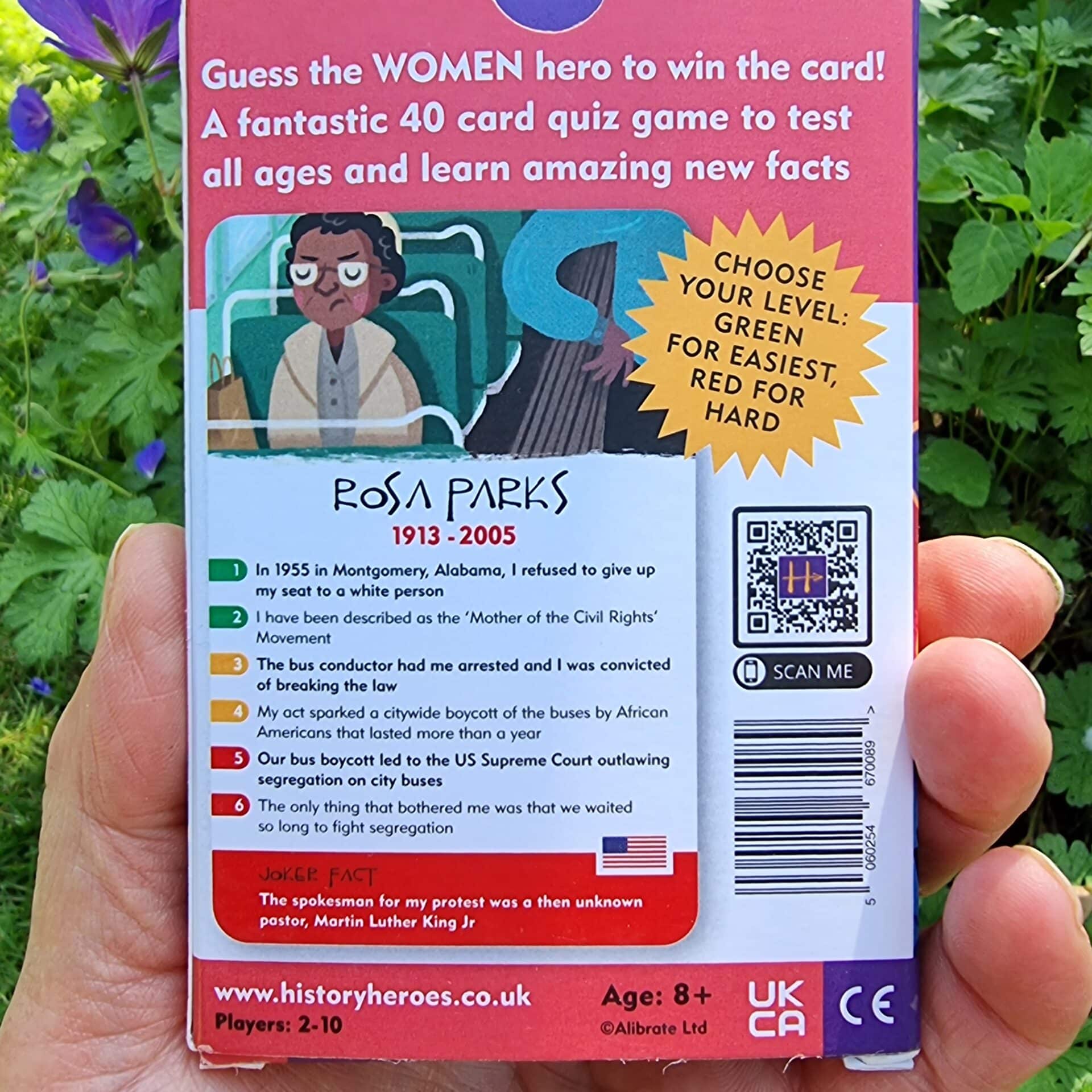 WOMEN - Play The History Quiz Card Game | History Heroes