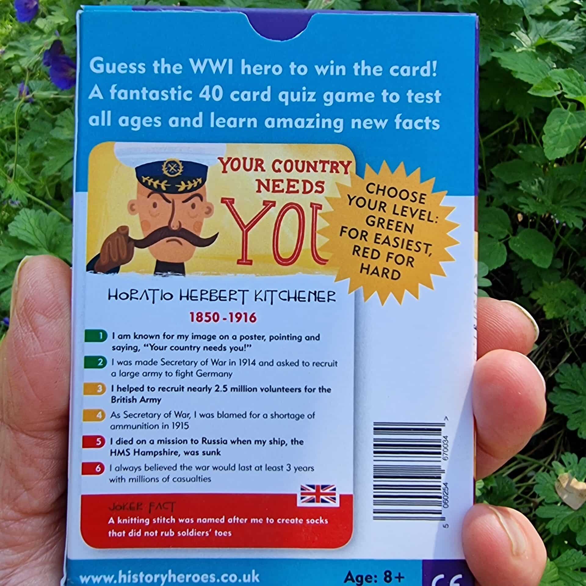 WORLD WAR 1 - Play The History Quiz Card Game | History Heroes